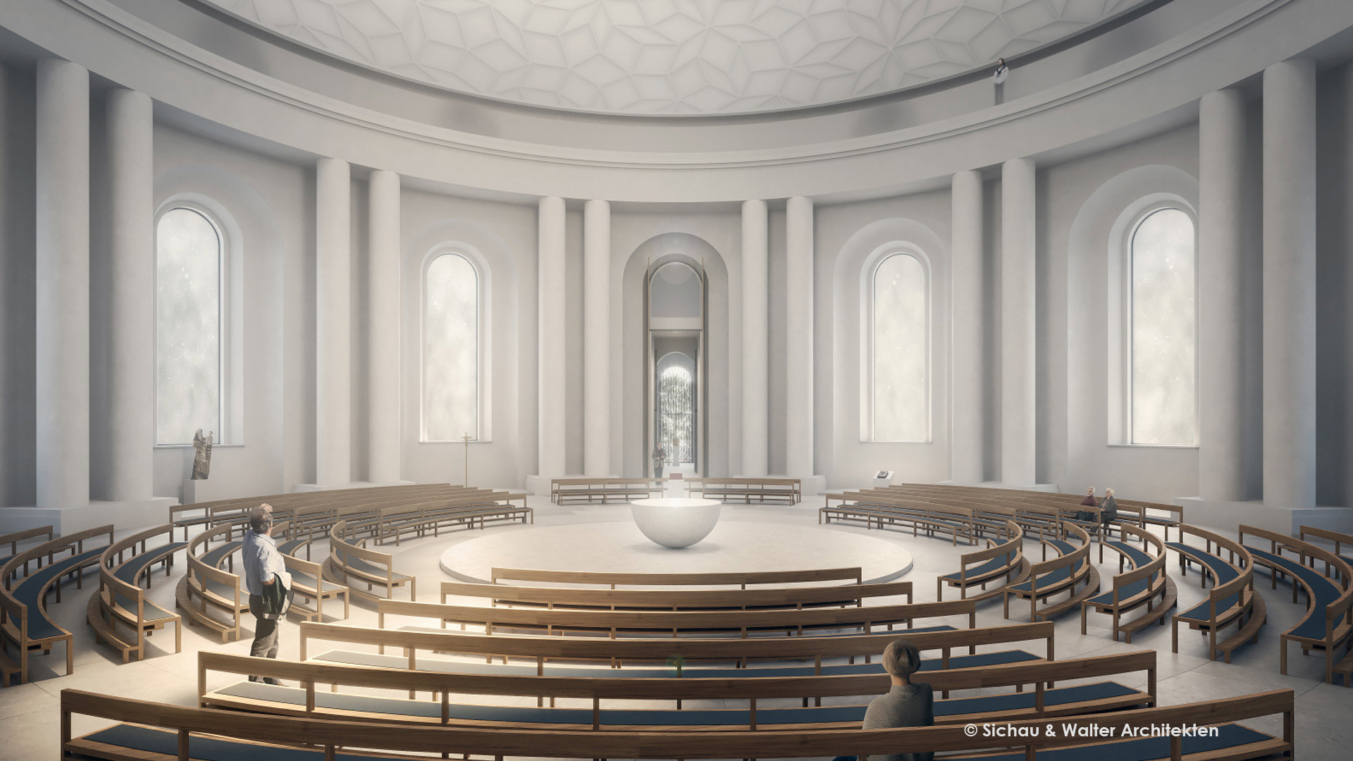 St. Hedwigs-Kathedrale, Berlin | L-plan